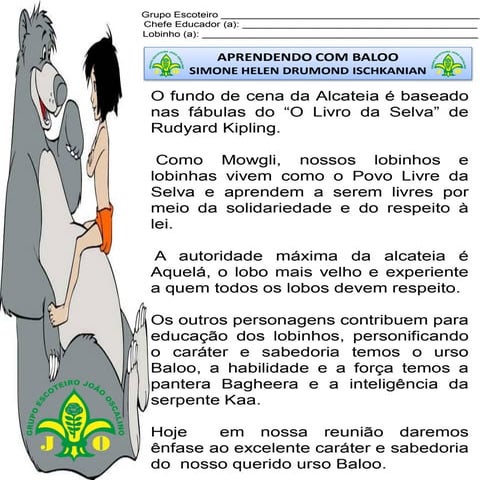Apostila baloo 1 | PDF