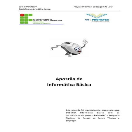 Apostila de informática básica | PDF