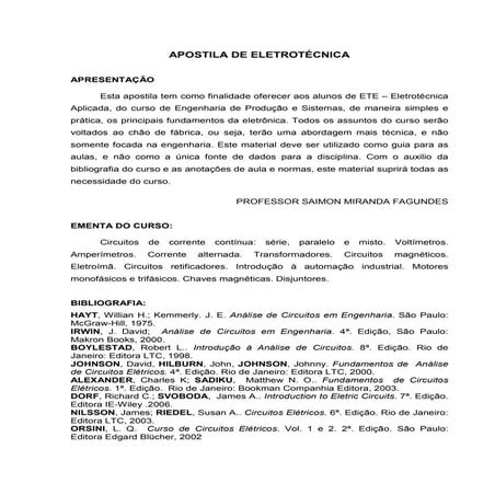 Tabela lei de_ohms | PDF