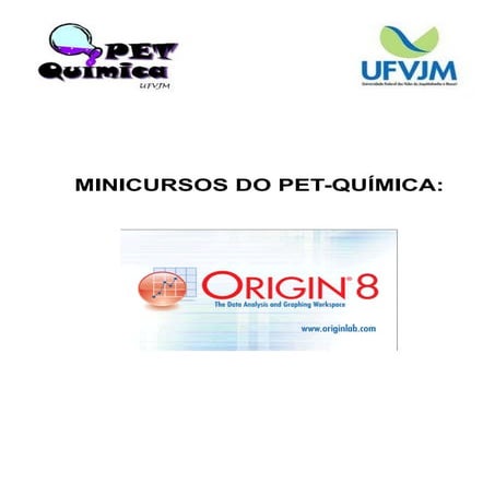 Apostila Origin PET Química UFVJM | PDF