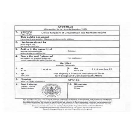 Apostille Attestation Services | PDF