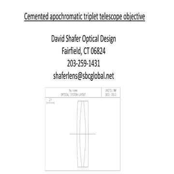 Apo triplet design | PPTX