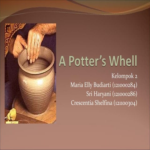 A potter’s whell | PPT