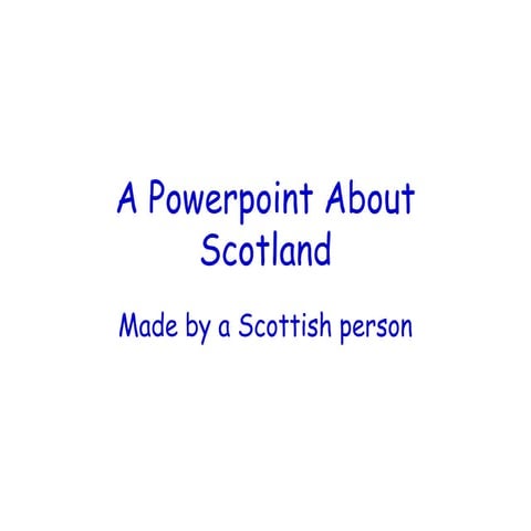 A powerpoint about scotland | PPT | Women\'s Clothing | Women\'s Fashion