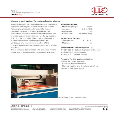 LaserSpeed: Intro to Non-Contact Length & Speed Measurement | PPT
