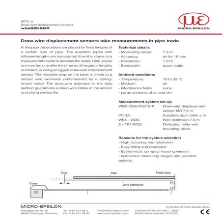 App072 en draw-wire-displacement-sensors-take-measurements-pipe-trade | PDF