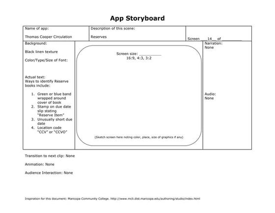 Storyboard template | PPT