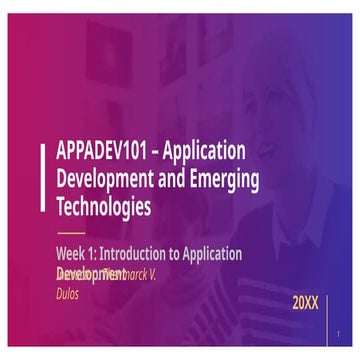 APPADEV101 – Application Development and Emerging Technologies.pptx
