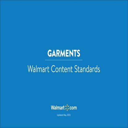 WALMART_Apparel style guide garments_rv2 | PDF