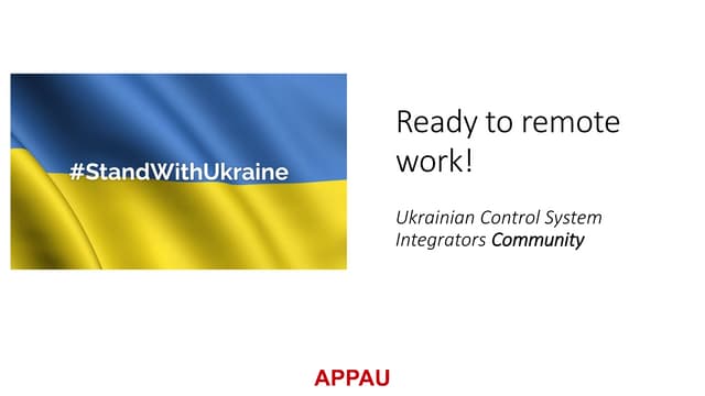 APPAU presentation at CSIA conference | PPT APPAU presentation at CSIA conference | PPT