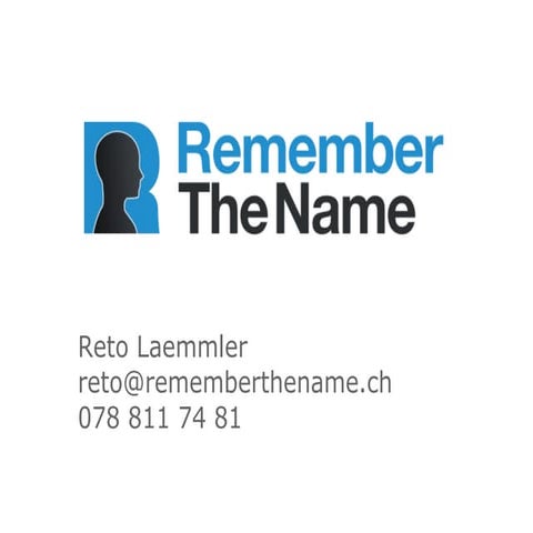 RememberTheName - Appcampus.fi