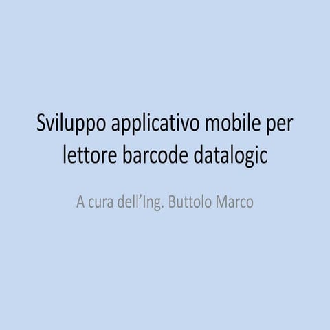 App datalogic | PPT