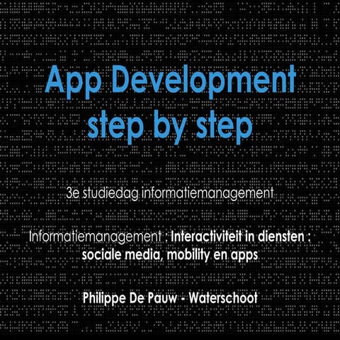 App development step by step | PPT