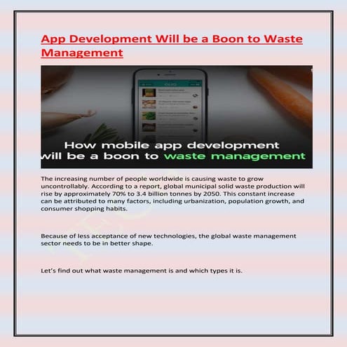 App Development Will be a Boon to Waste Management.pdf