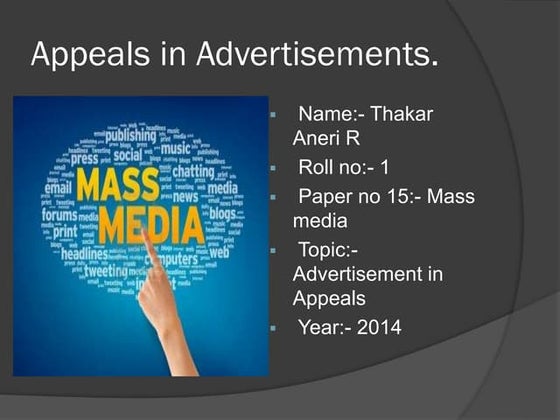 Expressive advertisement appeals | PPT