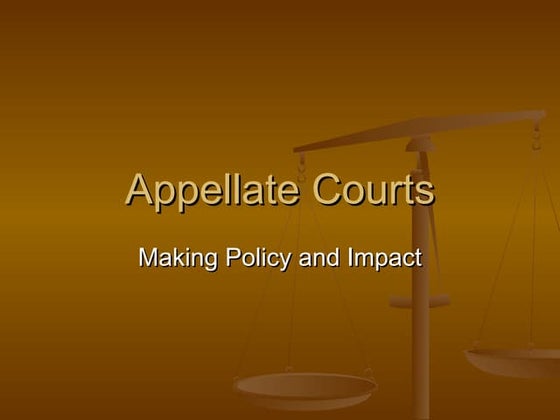 Overview of courts | PPTX | Law