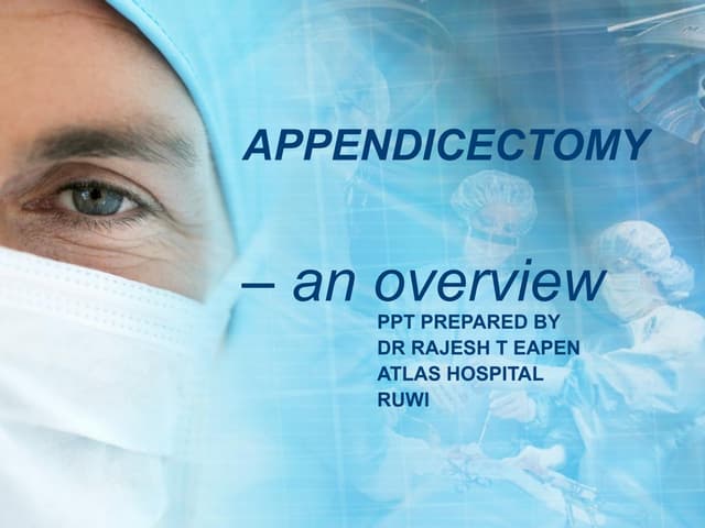 Appendicitis | PPTX