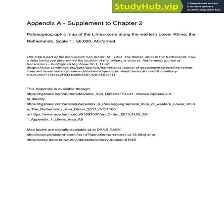 Appendices To Thesis Van Dinter 2017 USES 135 | PDF