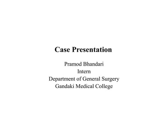 acute abdomen case presentation......ppt