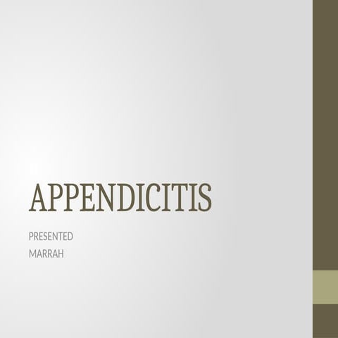 APPENDICITIS.pptxJJJJJJJJJJJJJJJJJJJJJJJJJJJJ | PPT