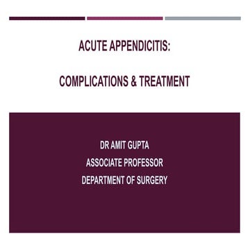 appendicitis acute , | PPT