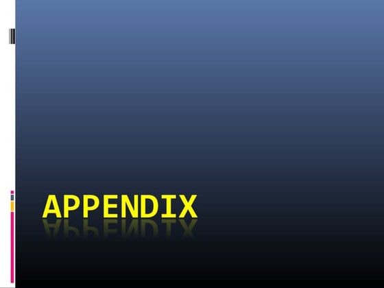 Anatomy of appendix | PPT