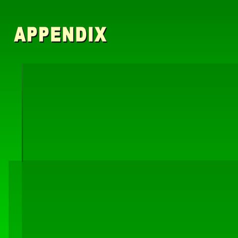 Appendix | PPT