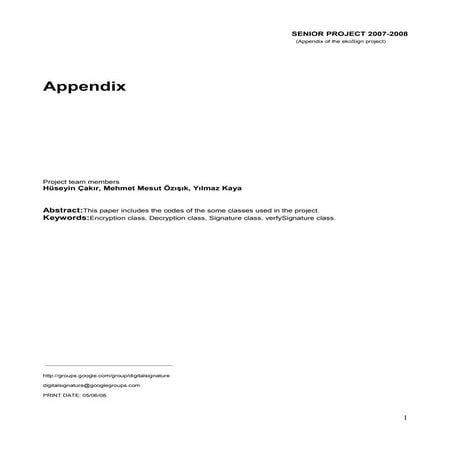 Appendix | PDF