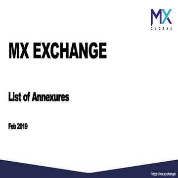 MX Exchange - RMO Application | PDF