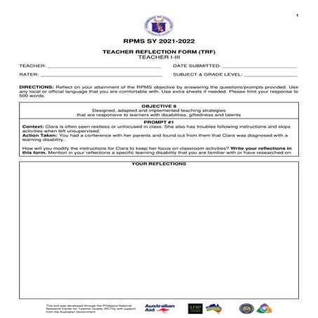Objective 9 & 10 -TRF Form.docx