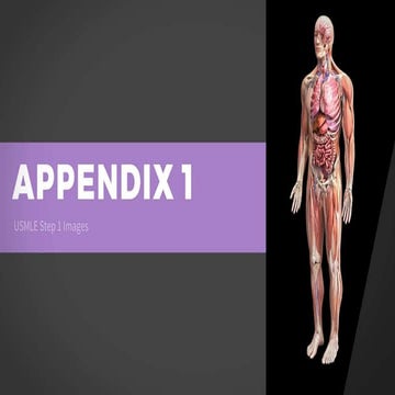 USMLE Step 1 General review - Appendix | PPTX