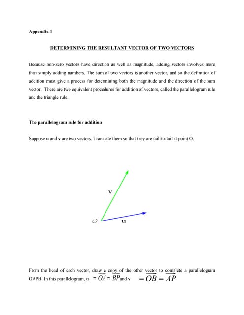 Addition of Vectors | By Head to Tail Rule | PPTX | Physics | Science