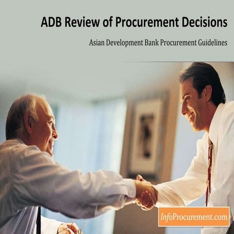 Appendix 1 adb review of procurement decisions | PPTX