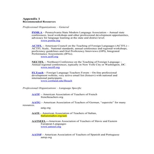 Appendix 1 recmded resources 2008 | PDF
