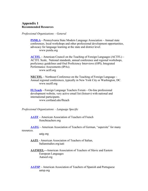 Appendix 1 recmded resources 2008 | PDF