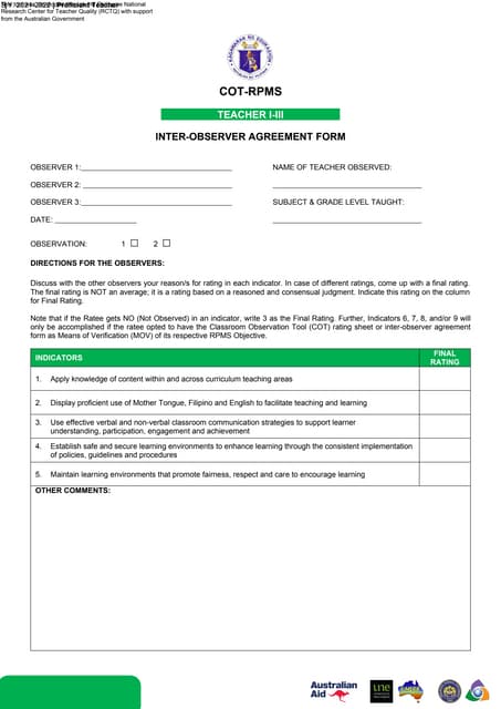 [Appendix C-03] COT-RPMS Rating Sheet for T I-III for SY 2023-2024.pdf