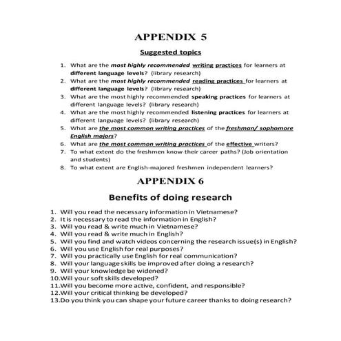 Appendix 5 - WHY DON’T YOU JOIN THE UPCOMING RESEARCH-DOING ACTIVITY ...