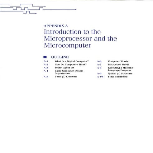 Appendix A Introduction Tonthe Microprocessor And The Microcomputer Pdf