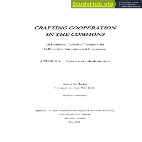 Appendix A Transcripts Of Key Informant Interviews For PhD Thesis ...