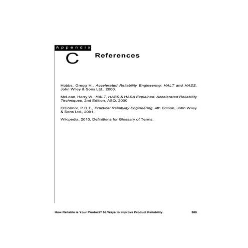 Appendix c references | PDF