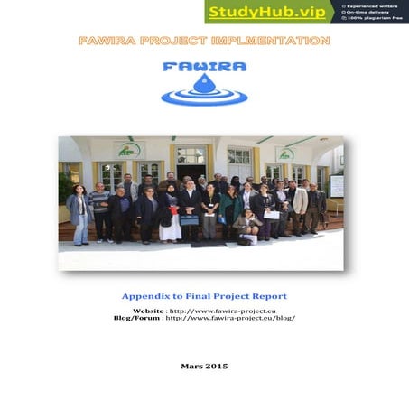 Appendix To Final Project Report | PDF