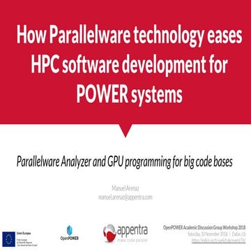 How Parallelware technology eases HPC software development for POWER systems | PDF