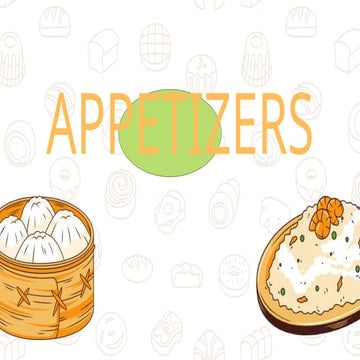 PREPARING APPETIZERS IN GRADE 9 COOKERY.. | PPTX