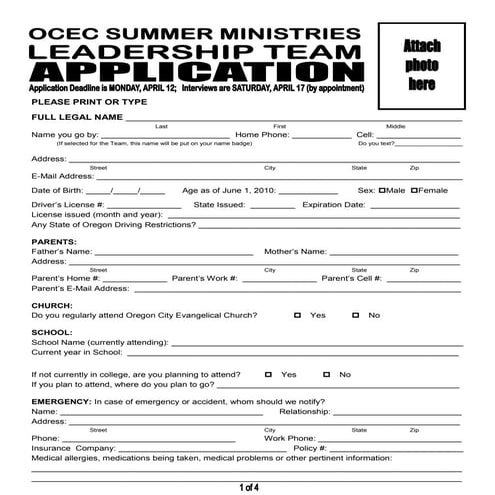Application Form (SHINE) | DOC