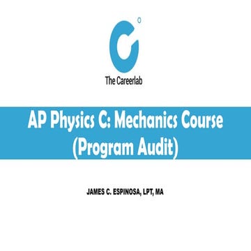 AP Physics C Meetingabout students performance | PPTX
