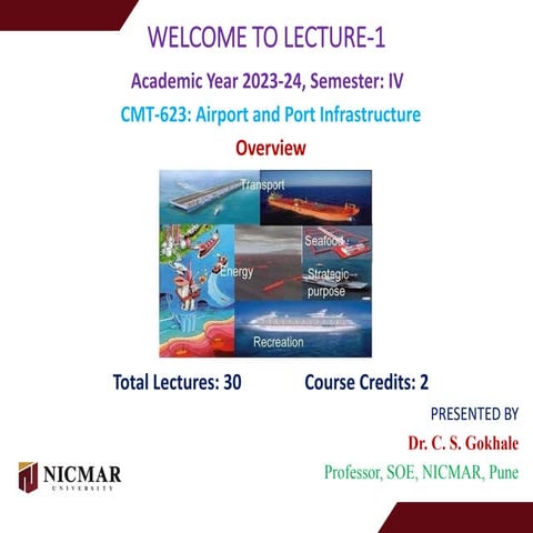 Port characteristic and their elements , port capacity and types of ...