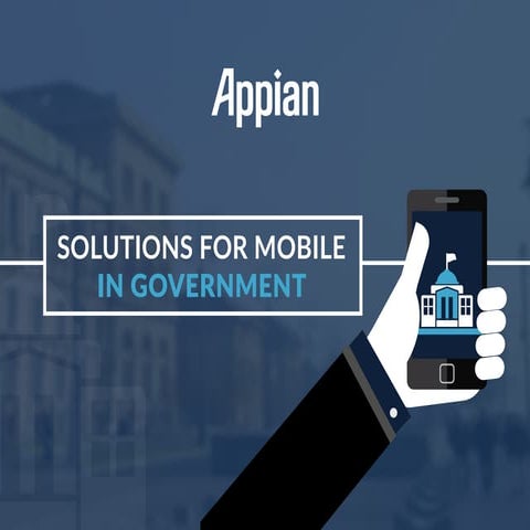 Solution For Mobile in Government | PDF