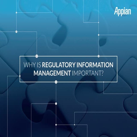 Why is Regulatory Information Management (RIM) Important? | PDF