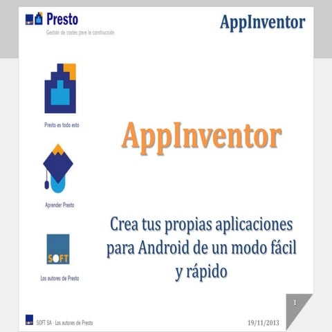 Taller app inventor | PPT
