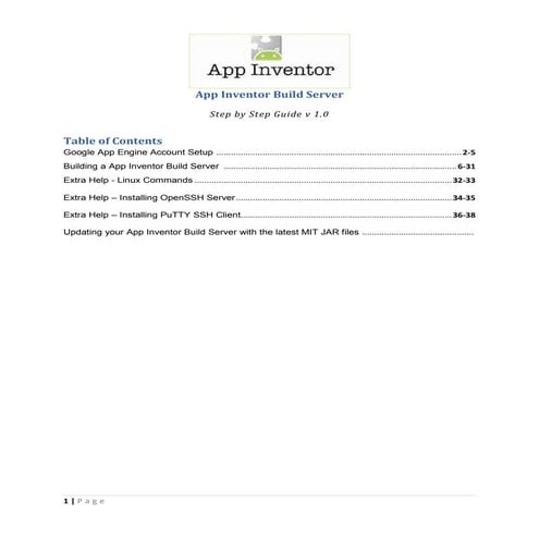 App inventor bs-sbs-v1.0 | PDF